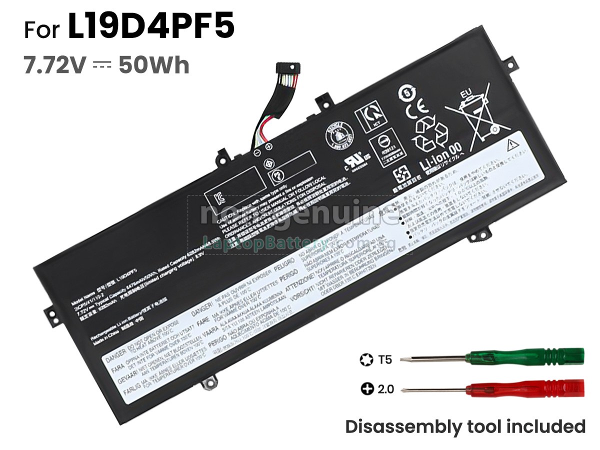 Battery for Lenovo YOGA SLIM 7 13ITL5-82CU003BPH,replacement Lenovo ...