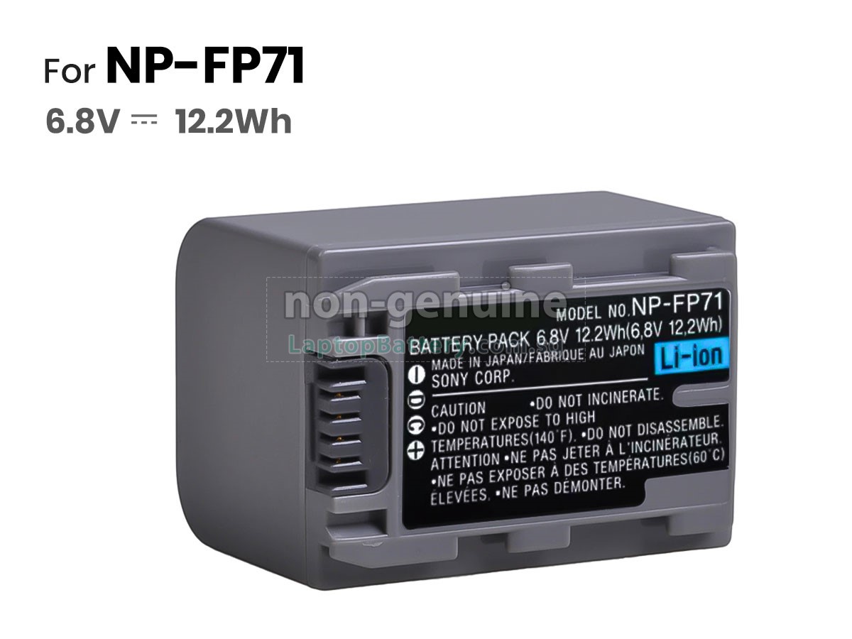 Battery for Sony NP-FP70,replacement Sony NP-FP70 battery from ...